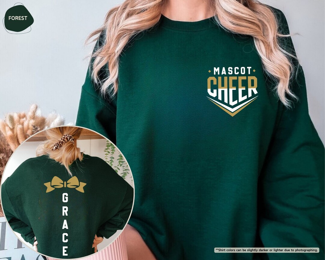 Custom Cheer Sweatshirt, Personalized Cheer Team Sweatshirt, Cheer Mom ...