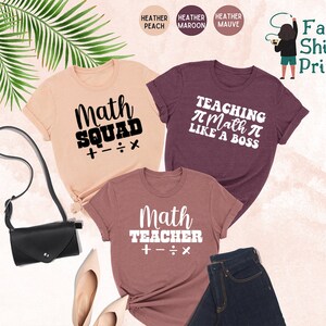 Math Bundle Shirt, Math Lover Shirt, Math Teacher Shirt, Funny Math ...