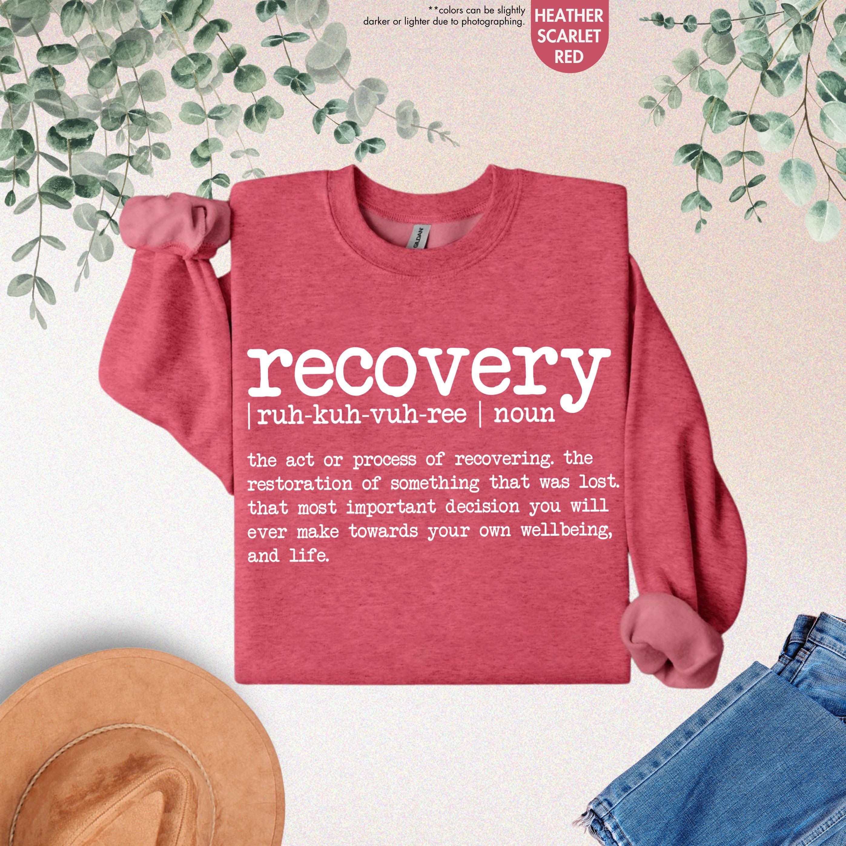 Recovery Sweatshirt, Sobriety Hoodie, Addiction Recovery Sweater ...