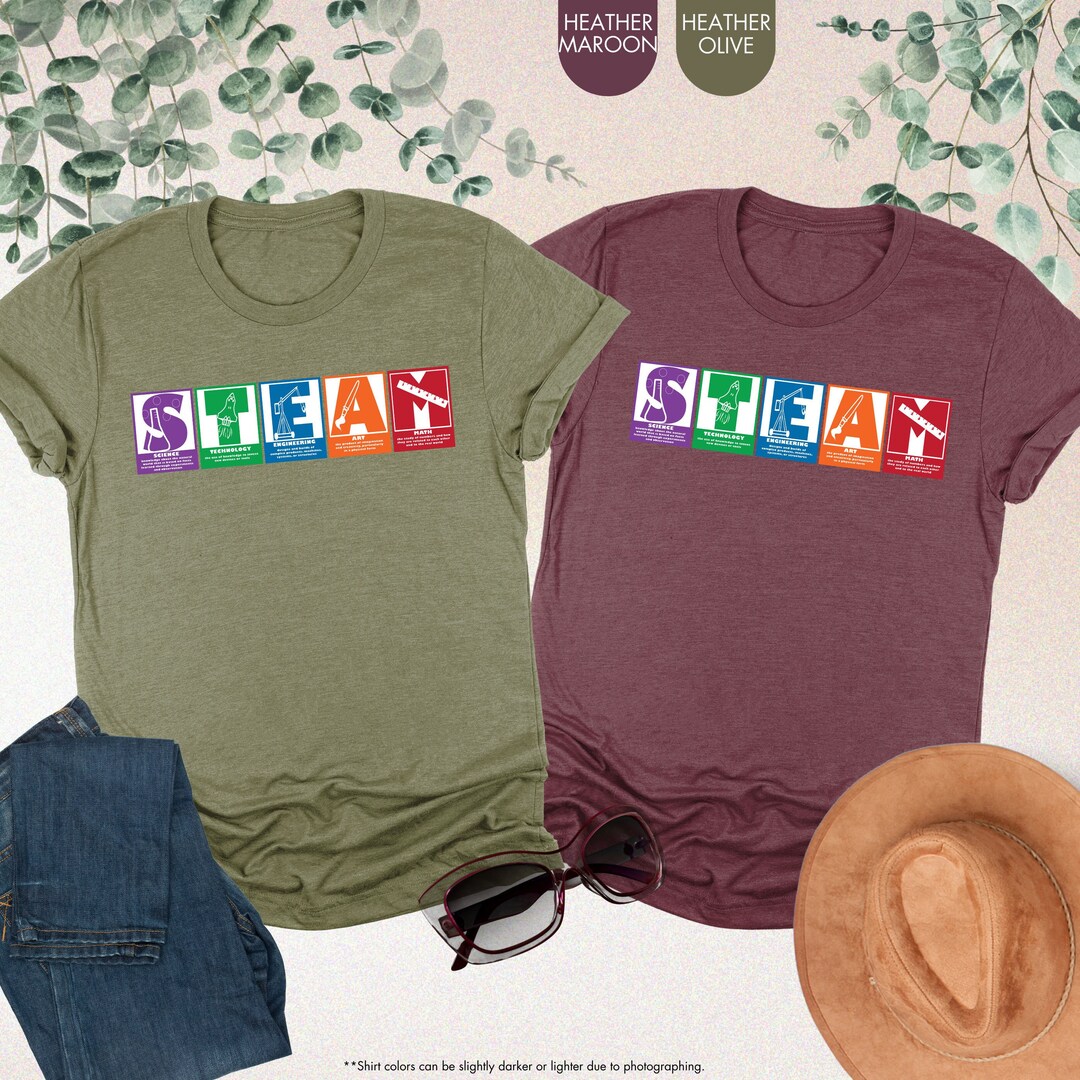 Steam Shirt, Steam Teacher Shirt, Science Shirt, Math Teacher Gift ...