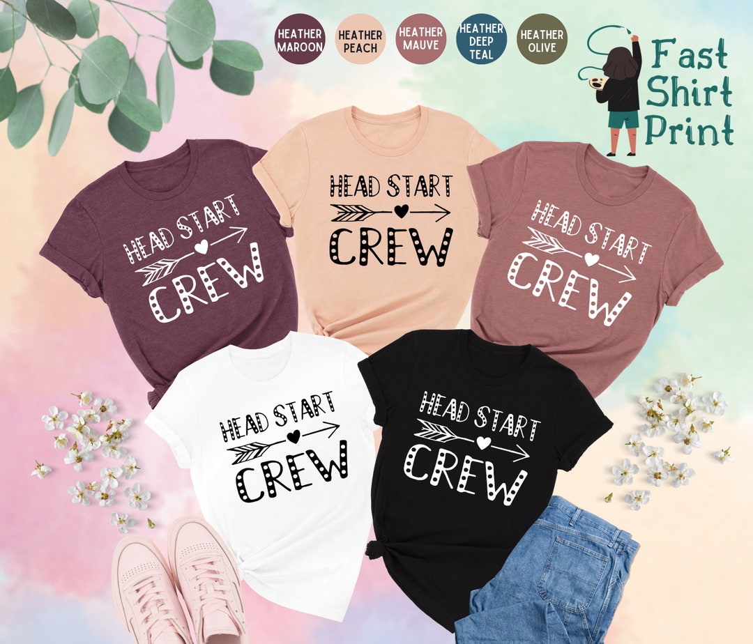 Head Start Crew Shirt, Kindergarten Teacher Shirt, Head Start Teacher ...