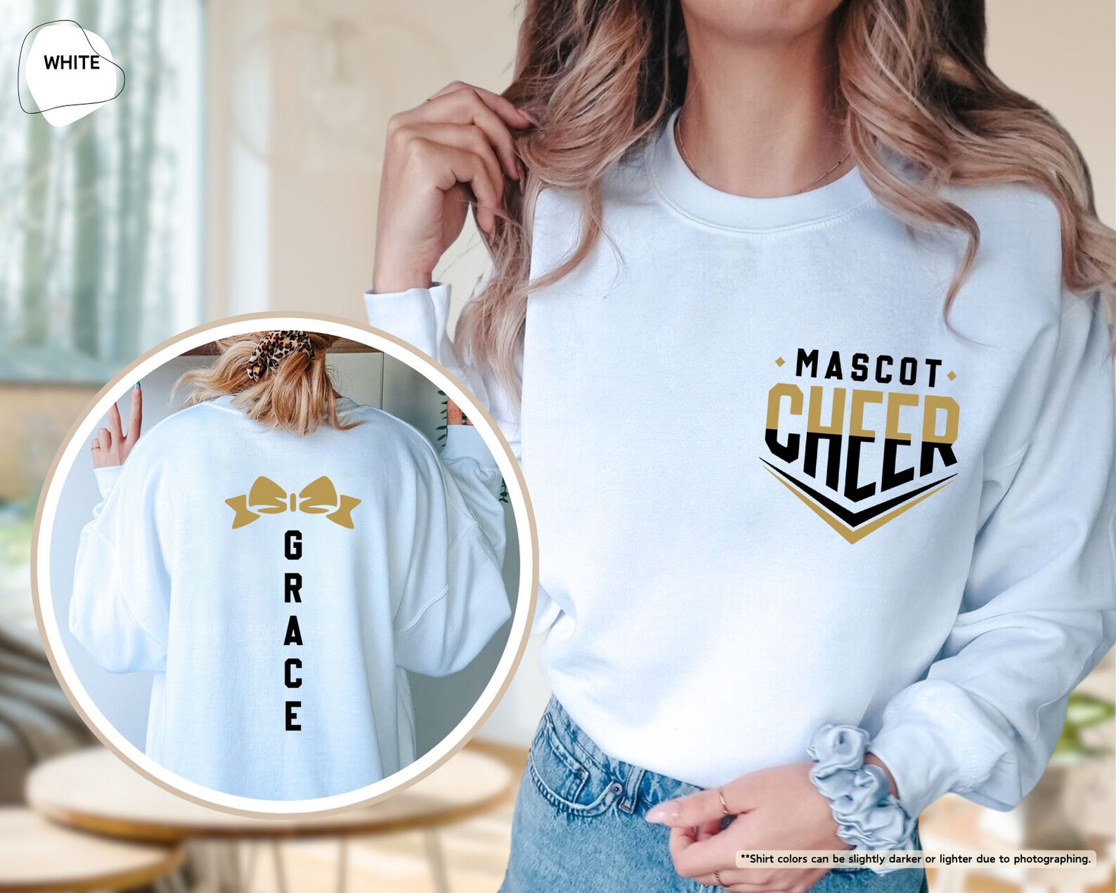 Custom Cheer Sweatshirt, Personalized Cheer Team Sweatshirt, Cheer Mom ...