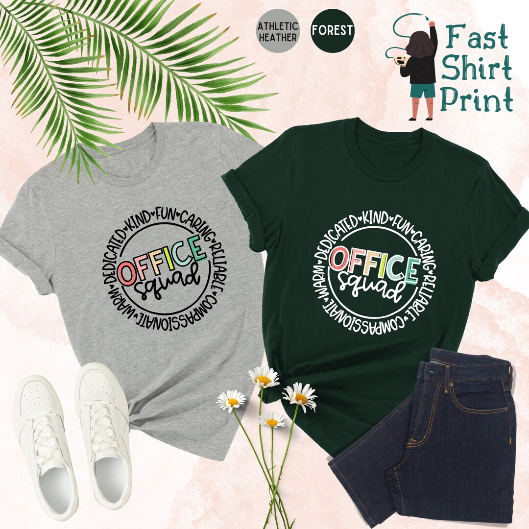 Office Squad Shirt, Office Staff Shirts, Coworker Gift, Administrative ...