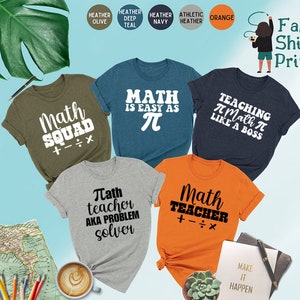 Math Bundle Shirt, Math Lover Shirt, Math Teacher Shirt, Funny Math ...