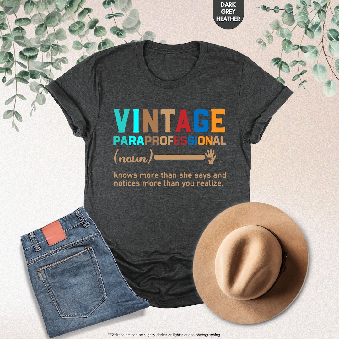 Vintage Paraprofessional Shirt, Paraprofessional Shirt ...
