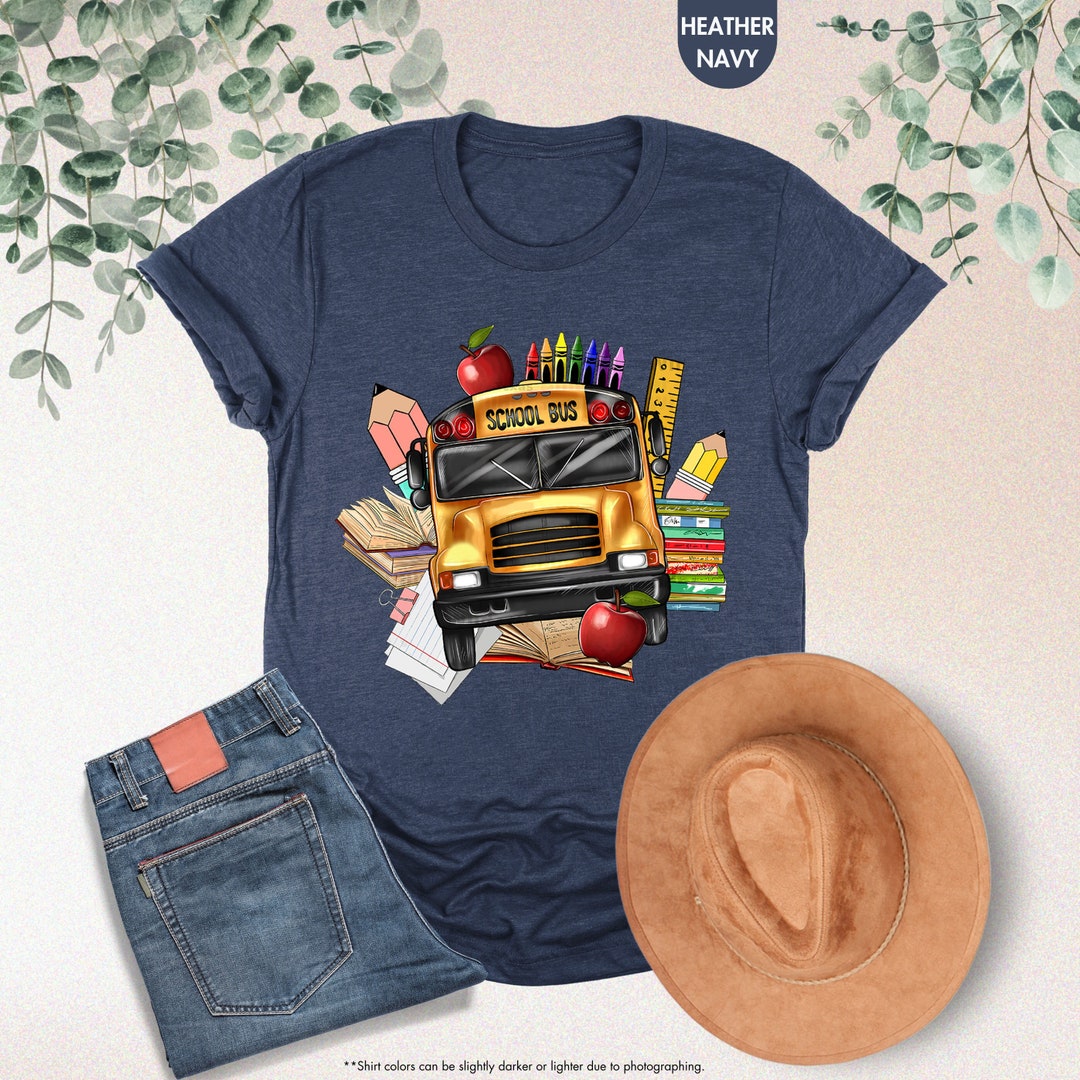 School Bus Shirt, School Bus Driver Shirt, Back to School Shirt, Funny ...