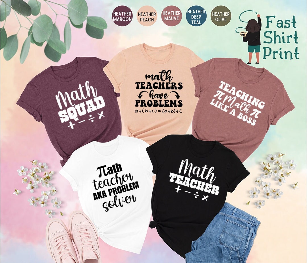 Math Bundle Shirt, Math Lover Shirt, Math Teacher Shirt, Funny Math ...