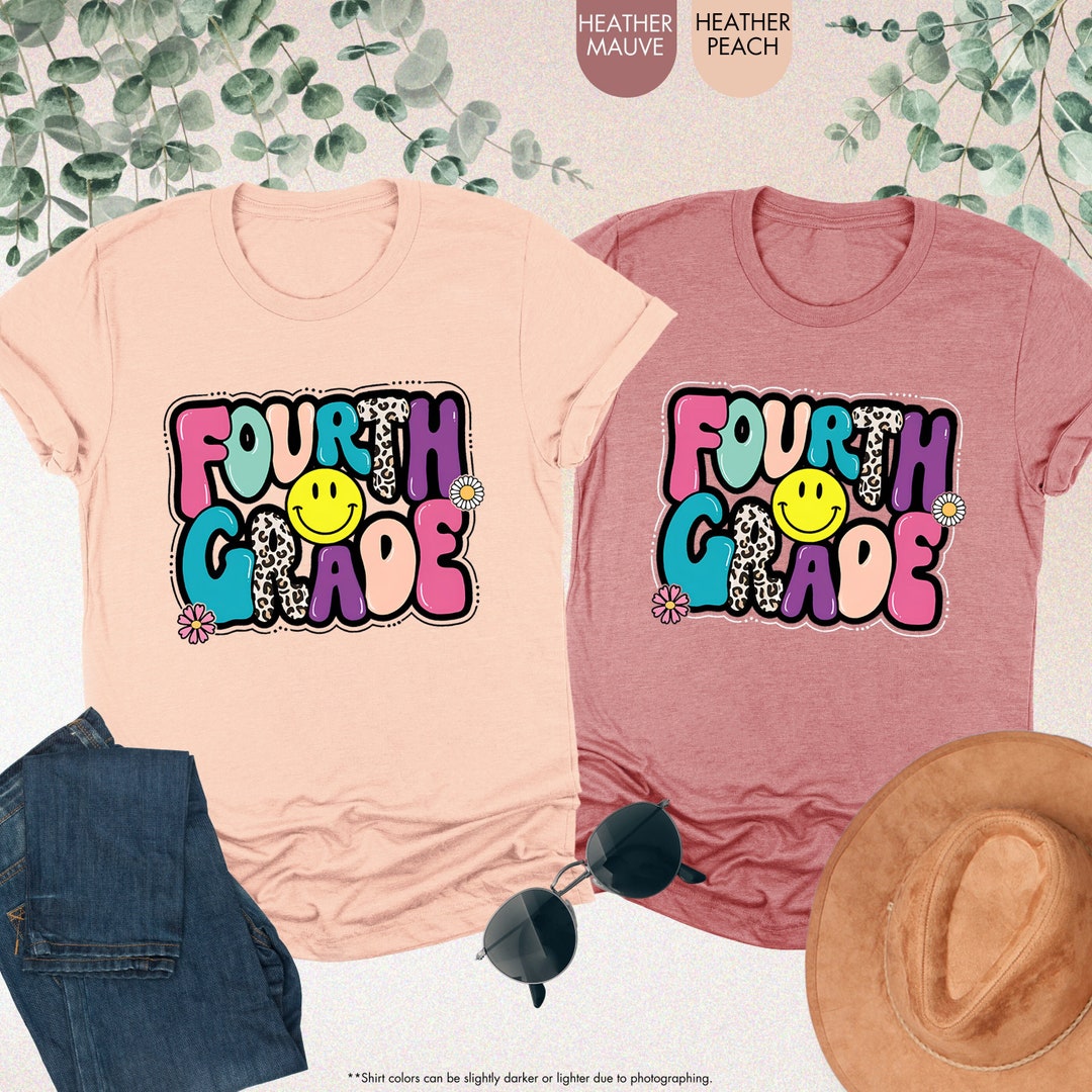 Fourth Grade Shirt, 4th Grade Teacher Shirt, Fourth Grade Kids Shirt ...