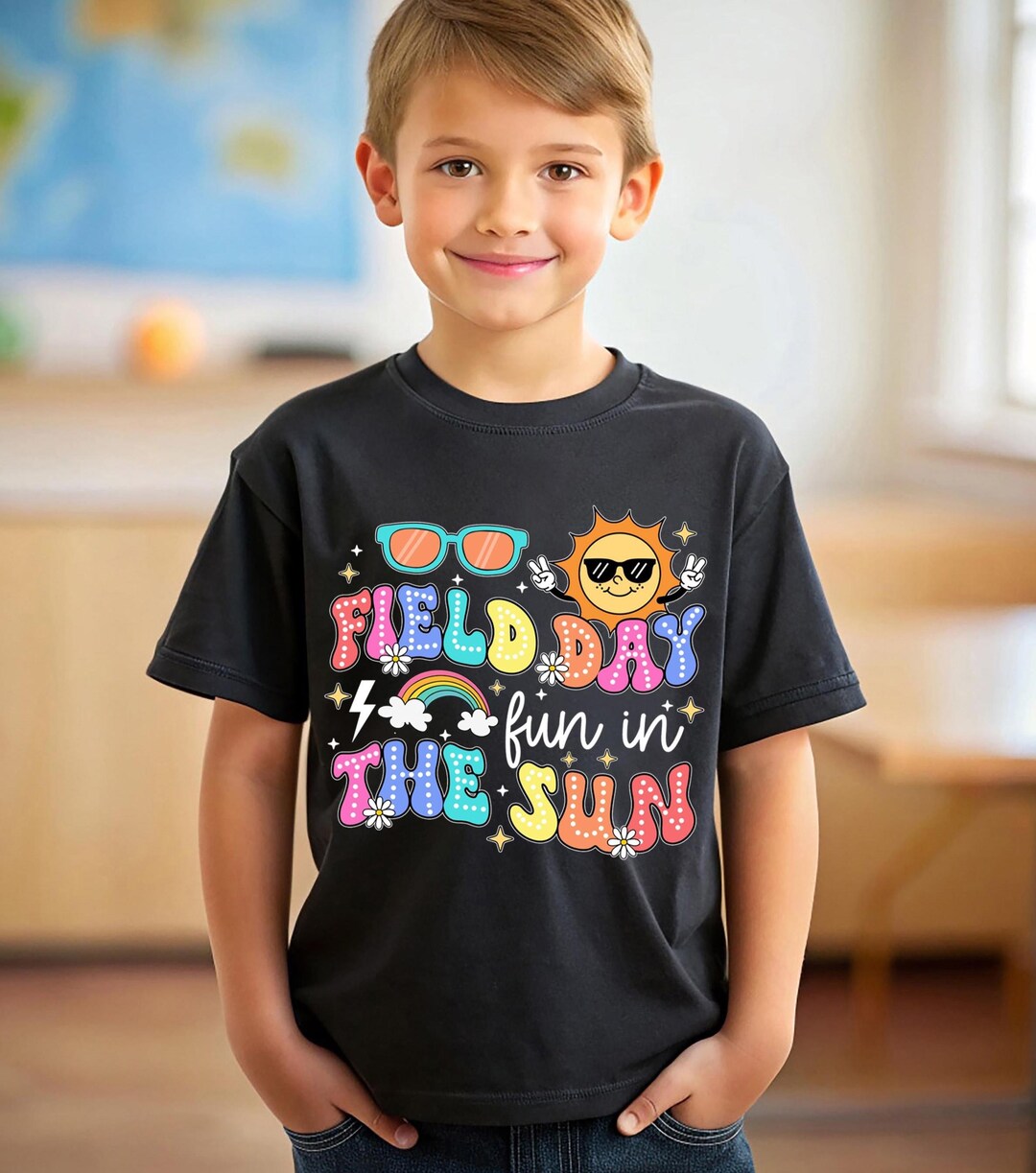 Field Day Fun in the Sun Shirt, Last Day of School Shirt, Kindergarten ...