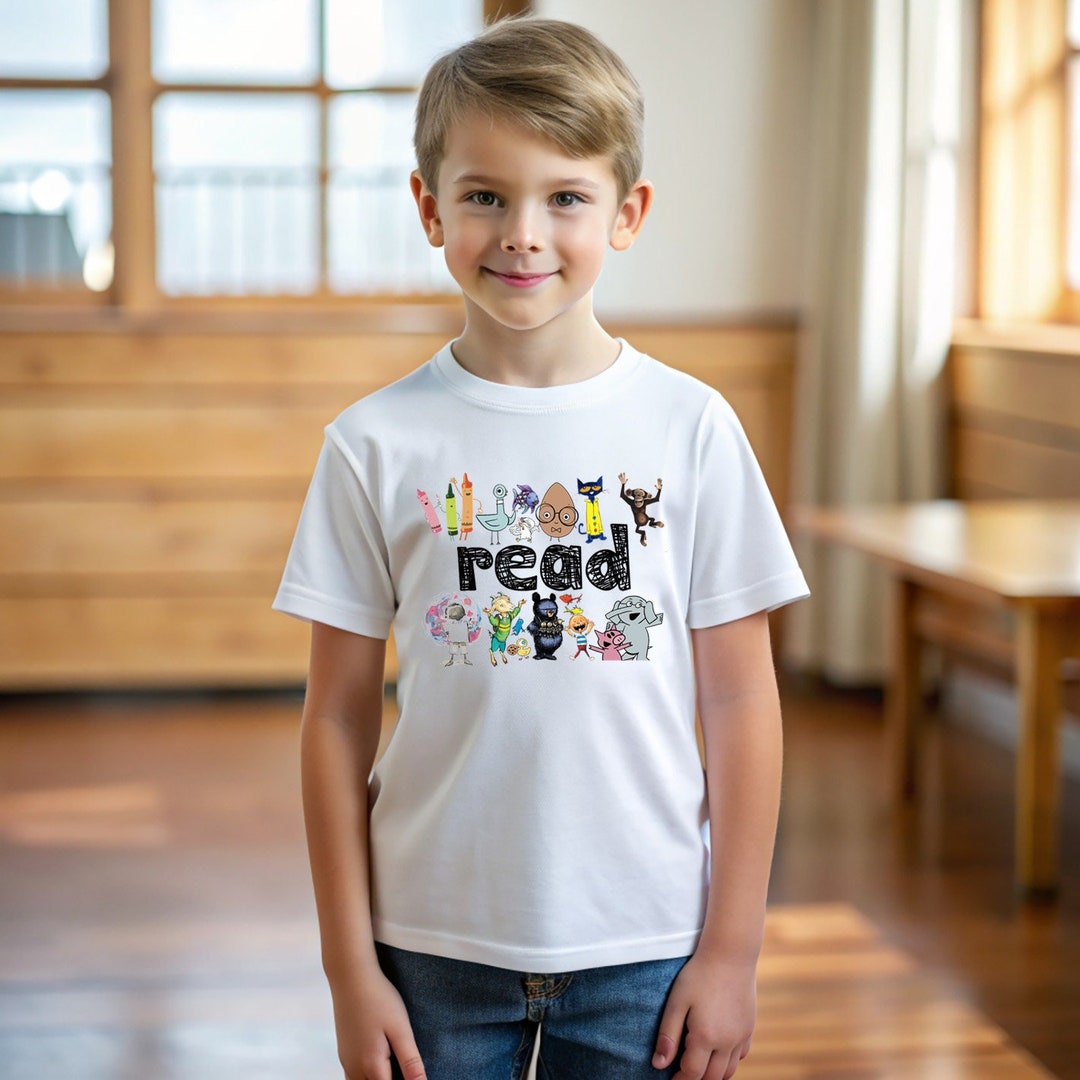 Read Children's Books Shirt, Back to School Shirt, Kindergarten Shirt ...