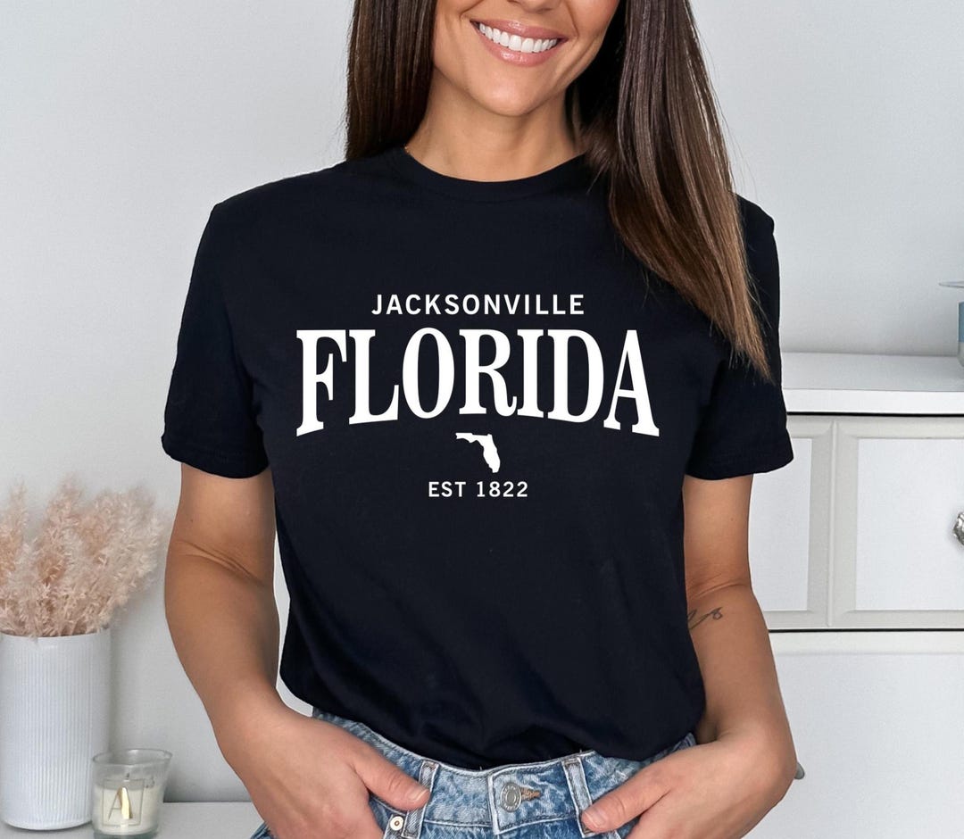 Custom Florida State Shirts, Florida Map Shirt, Summer Vacation Shirt ...