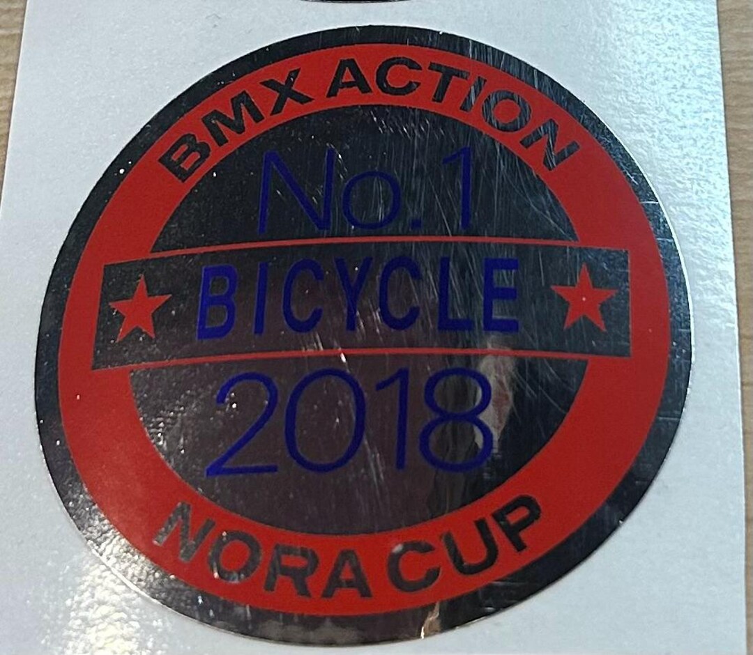 Bmx ACTION NORA CUP Decal - Etsy