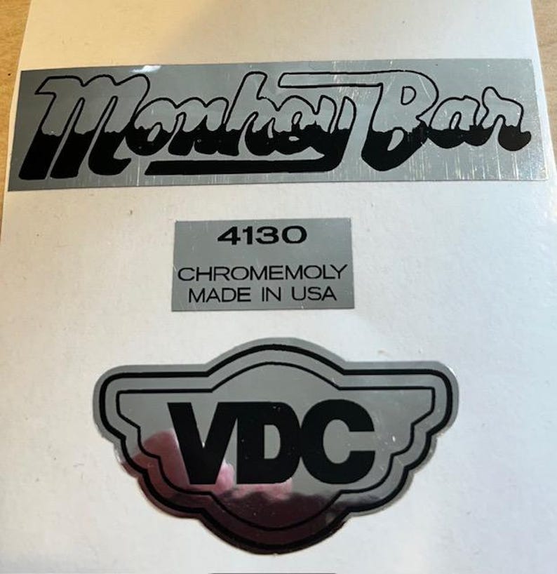Monkey Bar VDC Decals - Etsy