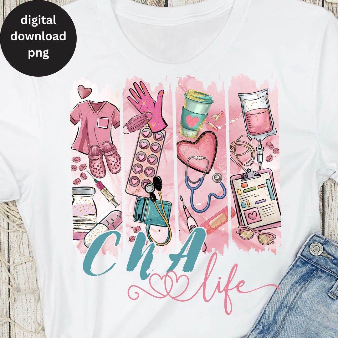 CNA Brushstroke Png, Certified Nursing Assistant Png, CNA Life Png, CNA ...