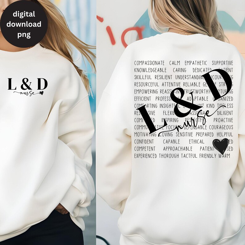 L&D Definition Word List PNG, DIY Labor and Delivery Nurse Gift Idea ...
