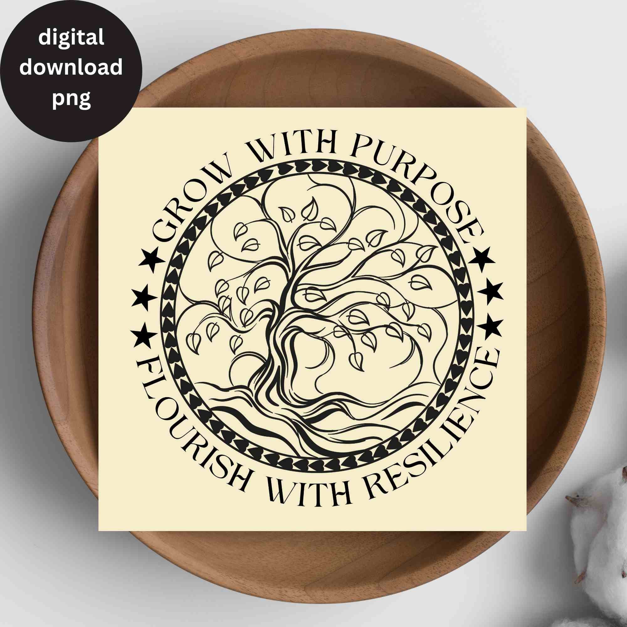 Tree of Life Positive Daily Affirmations Png Front Back Sweatshirt ...