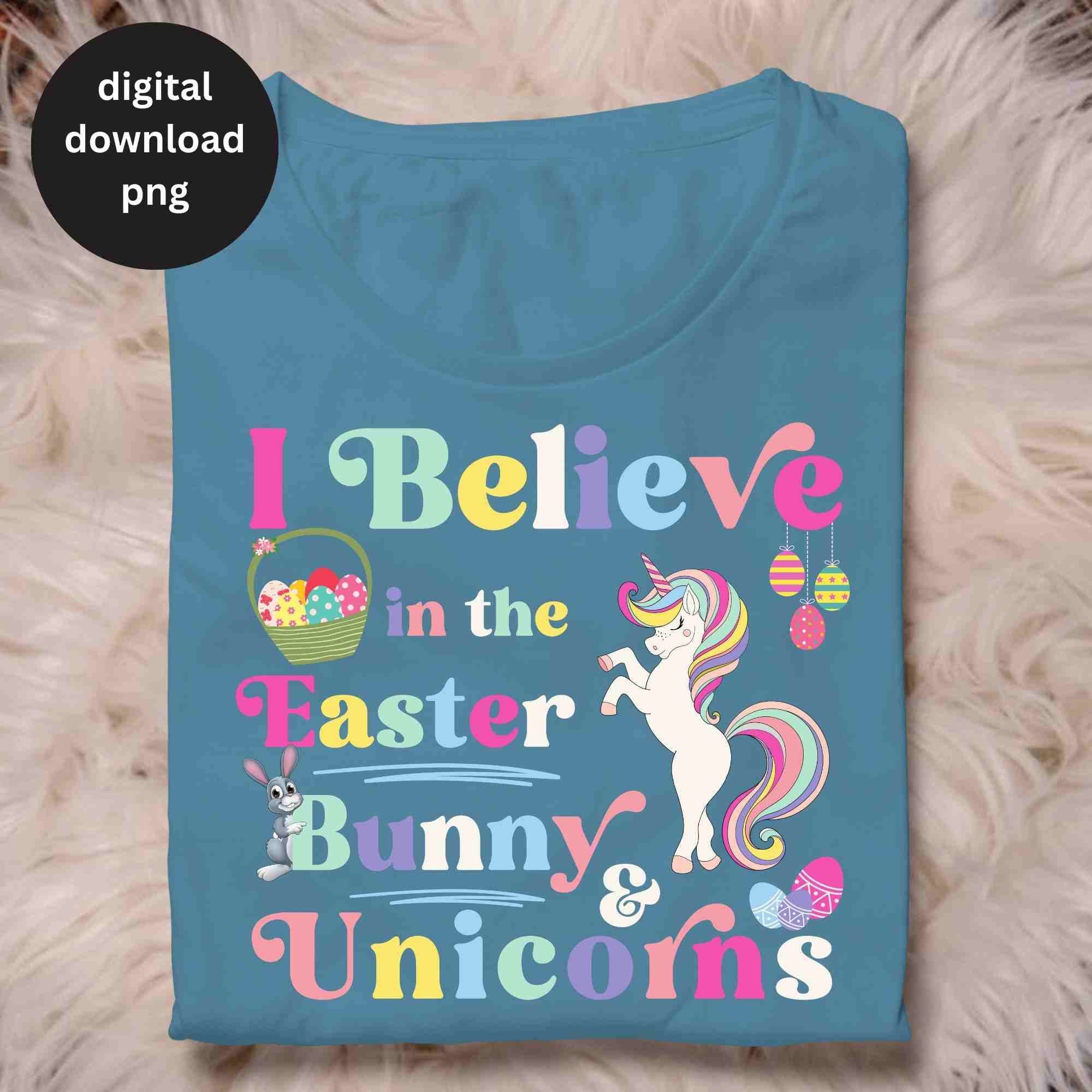 Funny Easter Bunny Unicorn Png, Boy Girl Easter Design Png, Unicorns ...