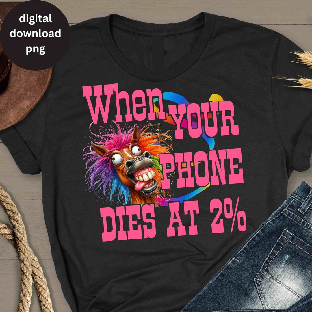 Social Media Addiction Meme PNG, Low Battery Phone Addict Sublimation ...