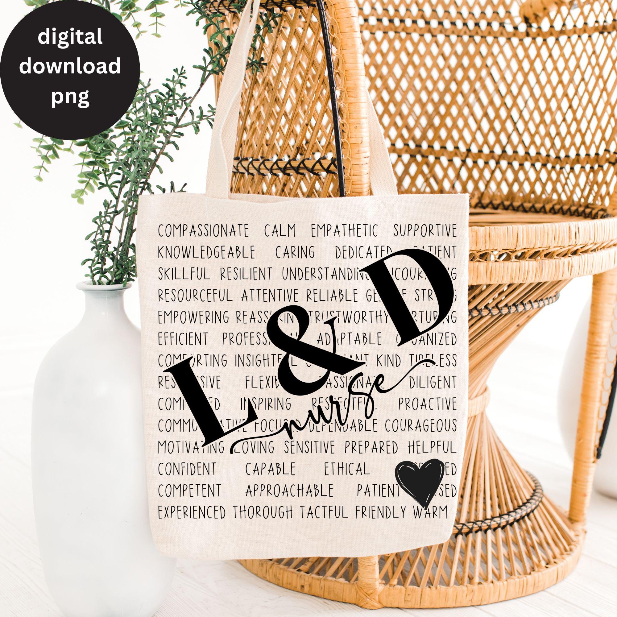 L&D Definition Word List PNG, DIY Labor and Delivery Nurse Gift Idea ...