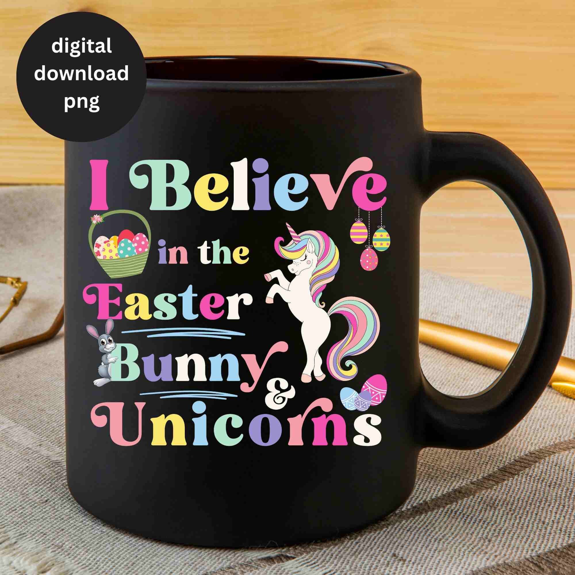 Funny Easter Bunny Unicorn Png, Boy Girl Easter Design Png, Unicorns ...