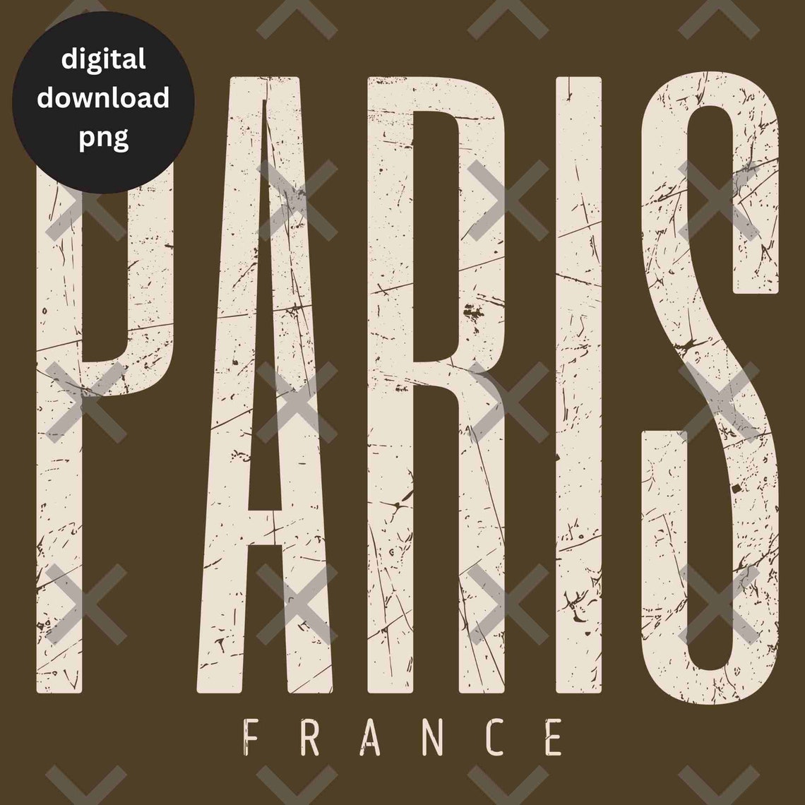 Typography Paris France Png, Paris France Souvenir Png, French Travel ...