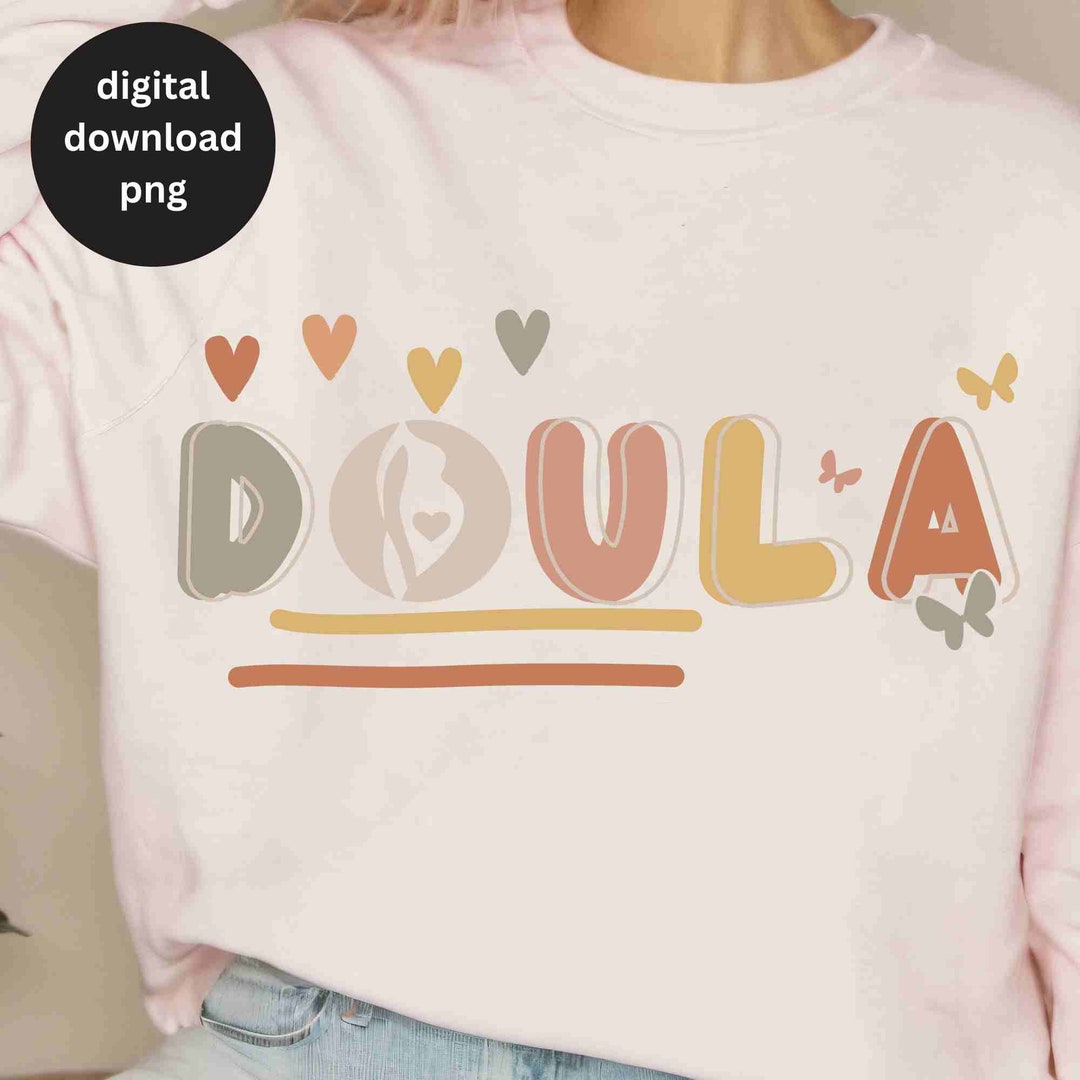 Doula Empower Encourage Uplift Png, Boho Doula Design Png, Birth Coach ...