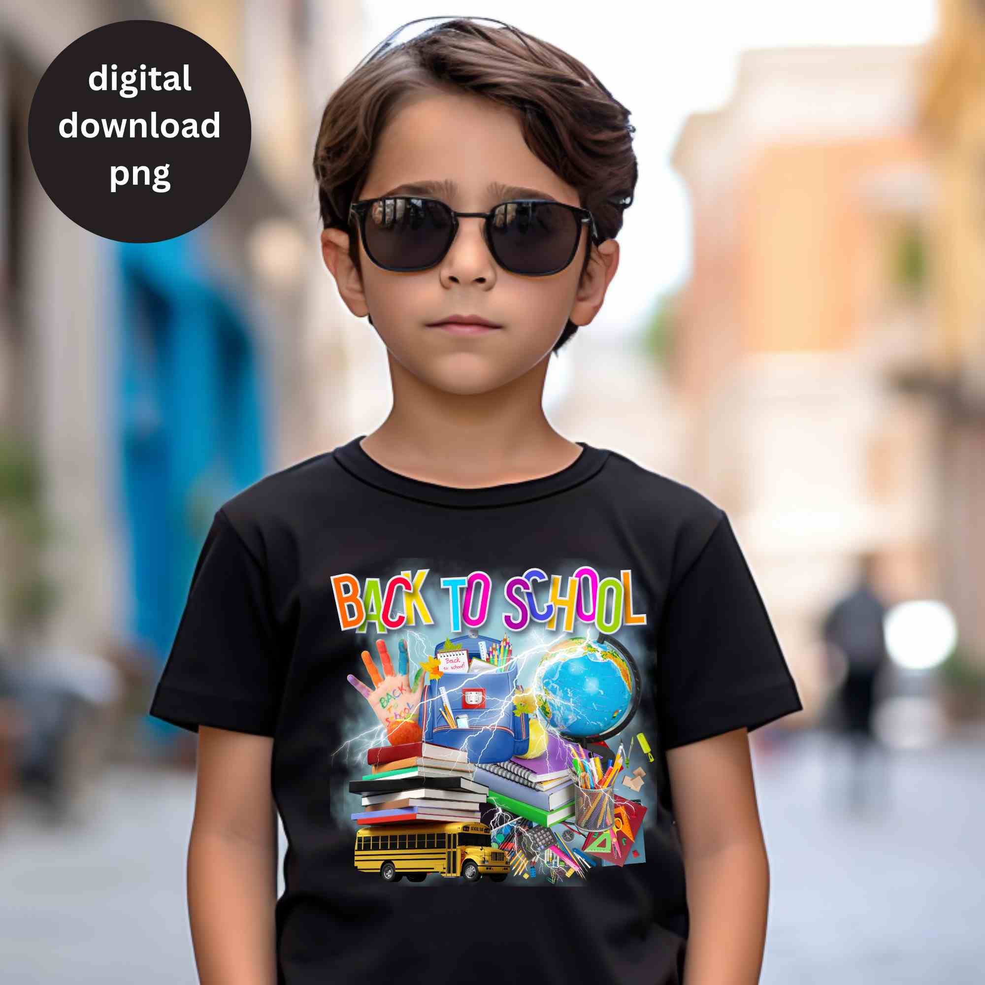 Back to School Bootleg PNG, Back-to-school Bootleg Sublimation Design ...
