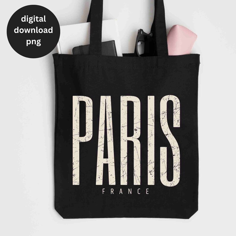 Typography Paris France Png, Paris France Souvenir Png, French Travel ...