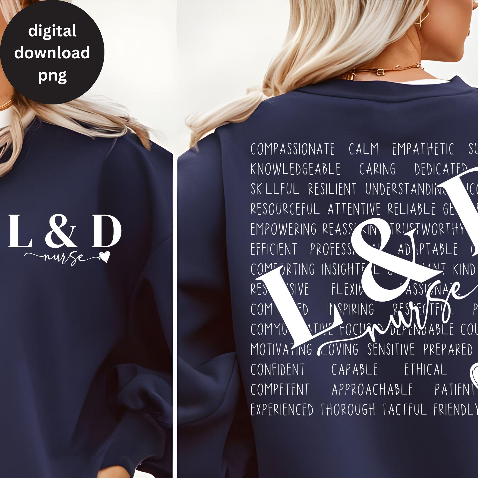 L&D Definition Word List PNG, DIY Labor and Delivery Nurse Gift Idea ...
