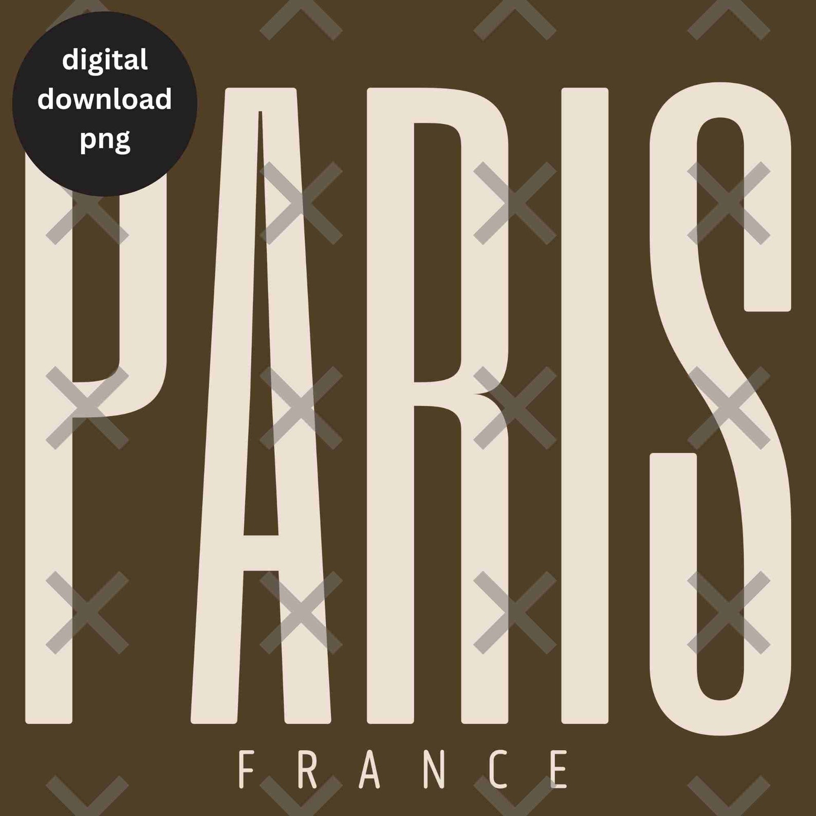 Typography Paris France Png, Paris France Souvenir Png, French Travel ...