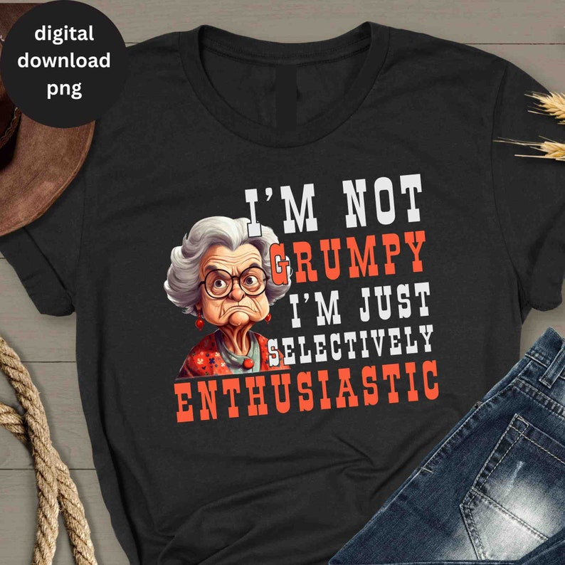 Grumpy Grandma PNG for Womans Tshirts Funny Grandma Mug Sublimation for ...