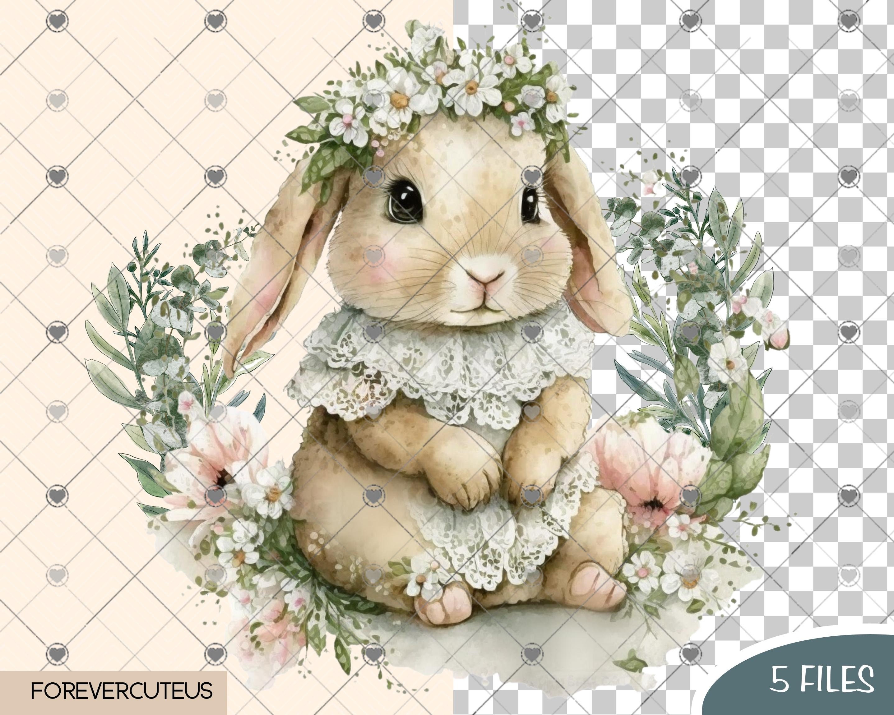 Easter Bunny Girl Clipart Easter Bunny Clipart Easter Clip - Etsy