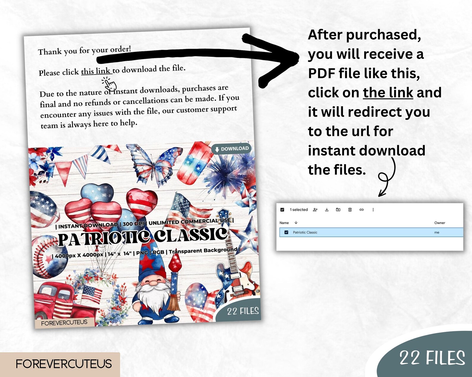 Patriotic Classic Clipart Bundle Patriotic PNG 4th of July - Etsy