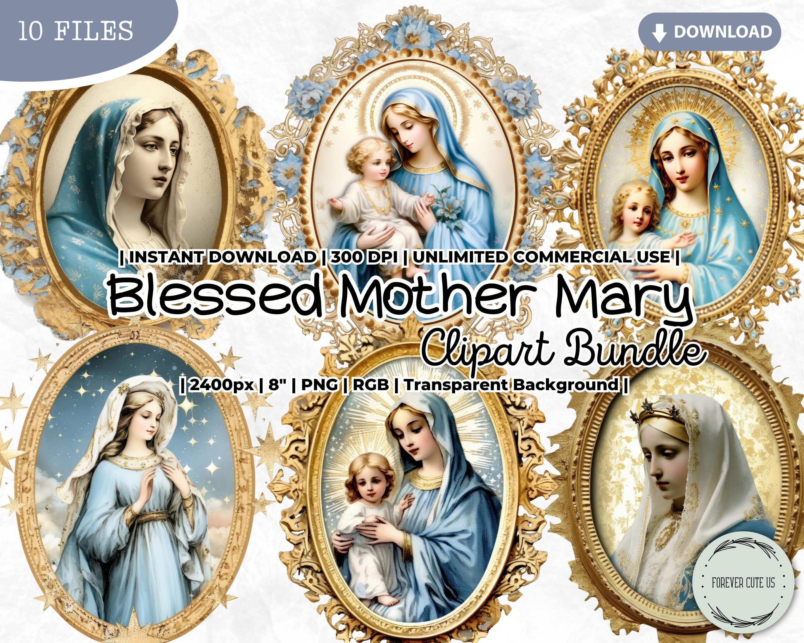 Blessed Mother Clipart