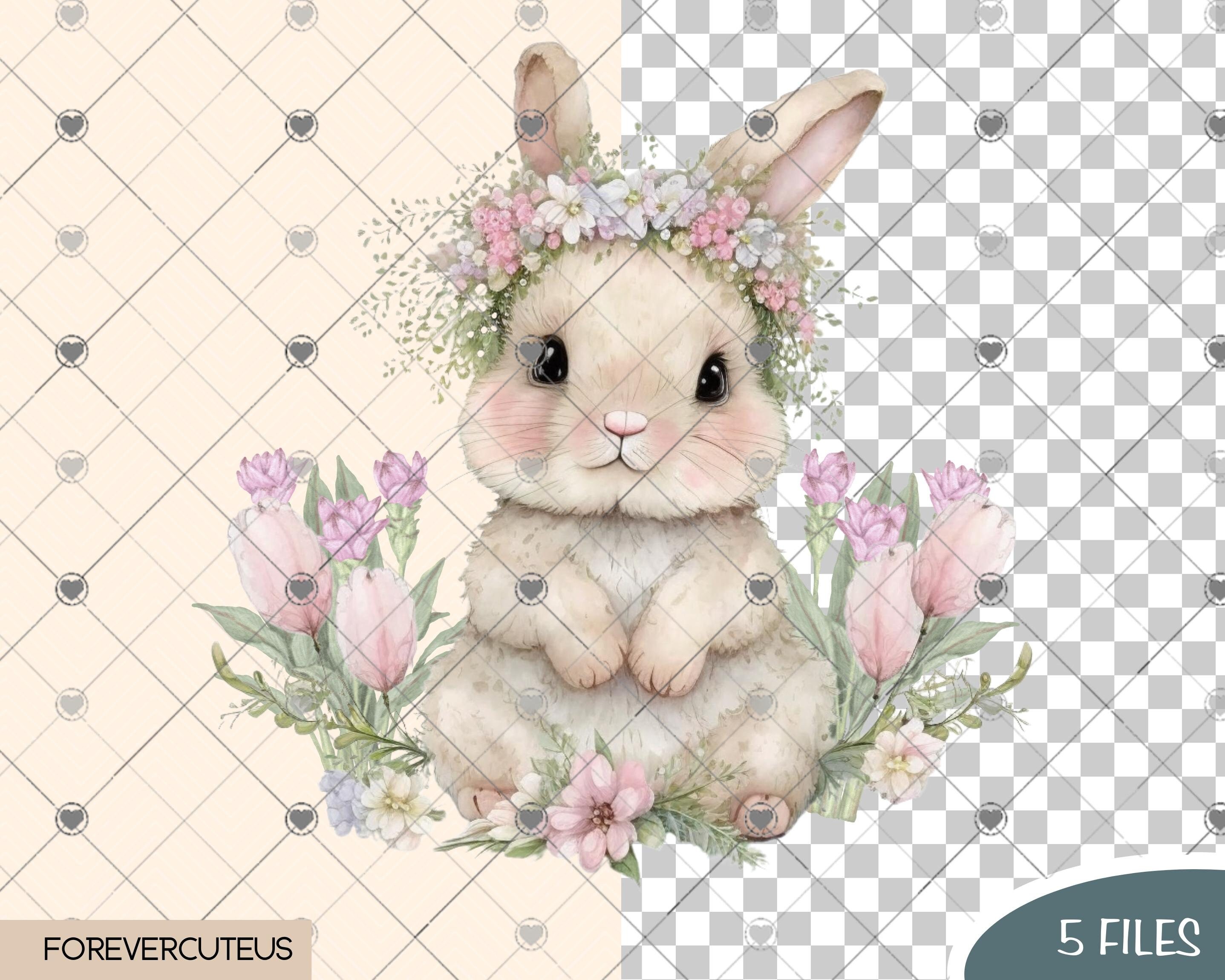 Easter Bunny Girl Clipart Easter Bunny Clipart Easter Clip - Etsy