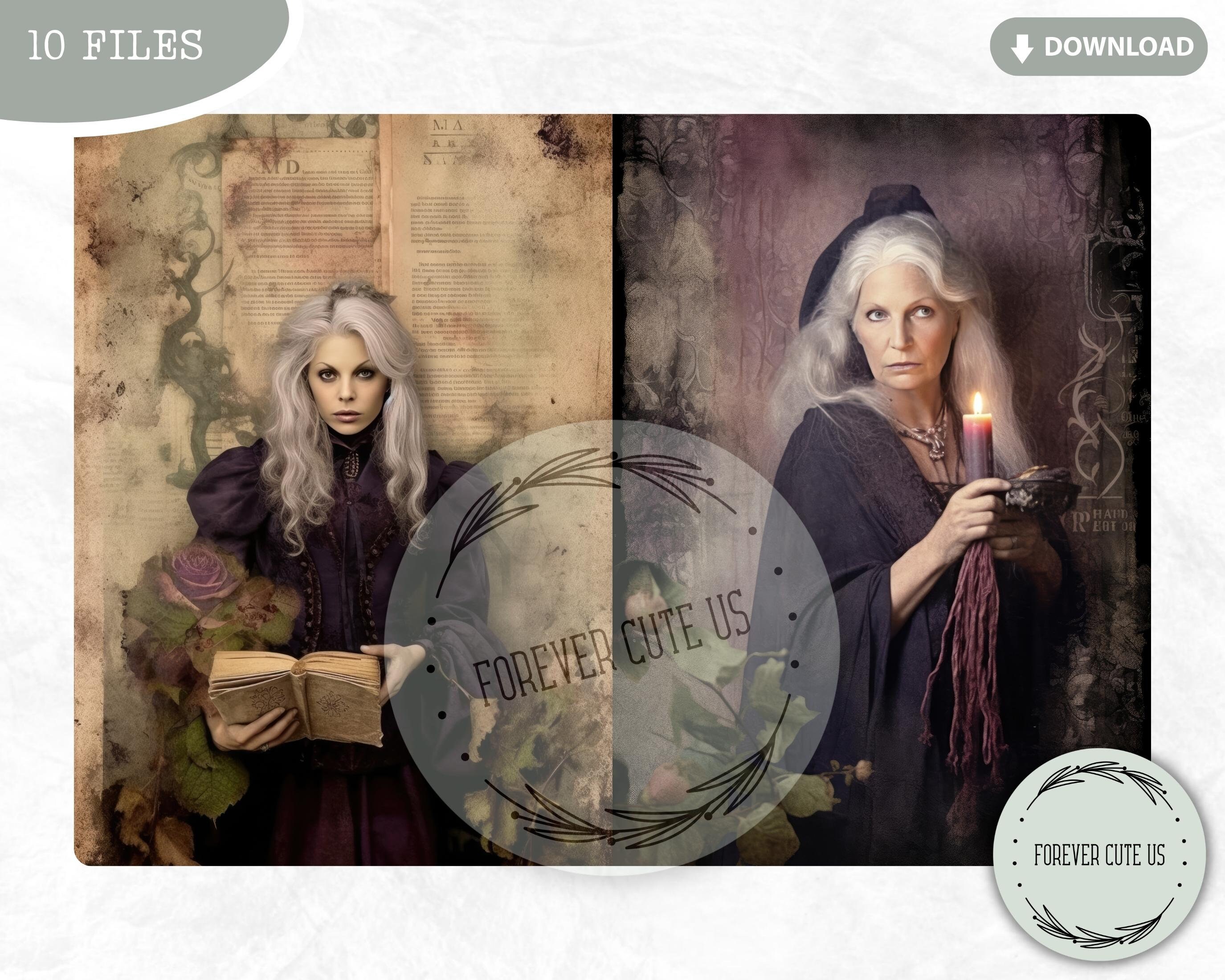 Bewitching Witchcraft Junk Journal Collage Sheet Wiccan Spell - Etsy