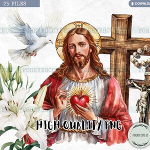 Purity First Communion Clipart Set, Cross, Bible, Prayer, Angel, Easter ...