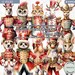 Animal Nutcracker Clipart Set, Christmas, Winter, Holidays, Soldier ...