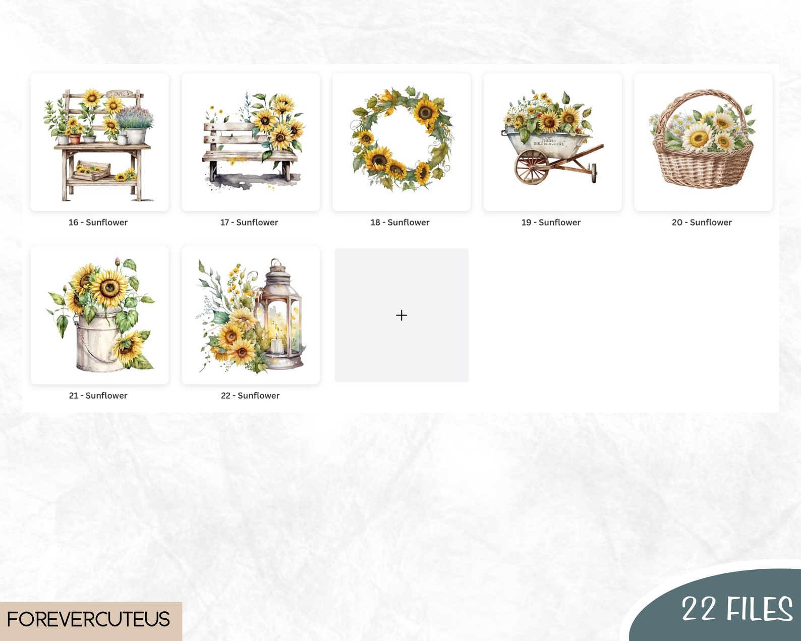 Sunflower Garden Clipart Sunflower Clipart Sunflower PNG - Etsy