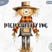 Fall Scarecrow Clipart, Autumn, Harvest, Watercolor, Thanksgiving ...