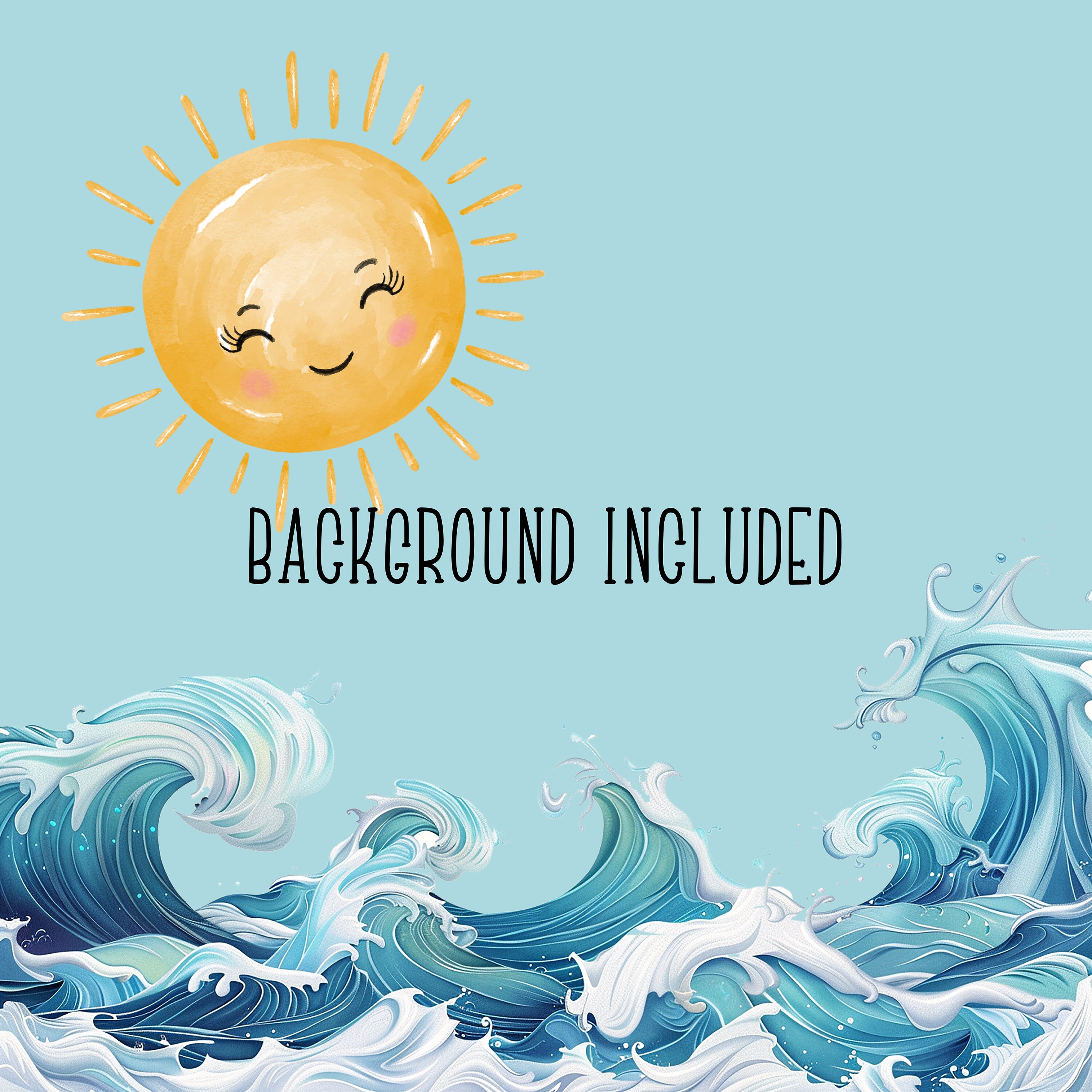 Cute Girl at the Beach, Beach Clipart, Beach Png, Cute Girl, Clipart ...