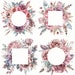 Boho Florals, Floral Clipart, Floral Png, Wedding Floral, Clipart ...