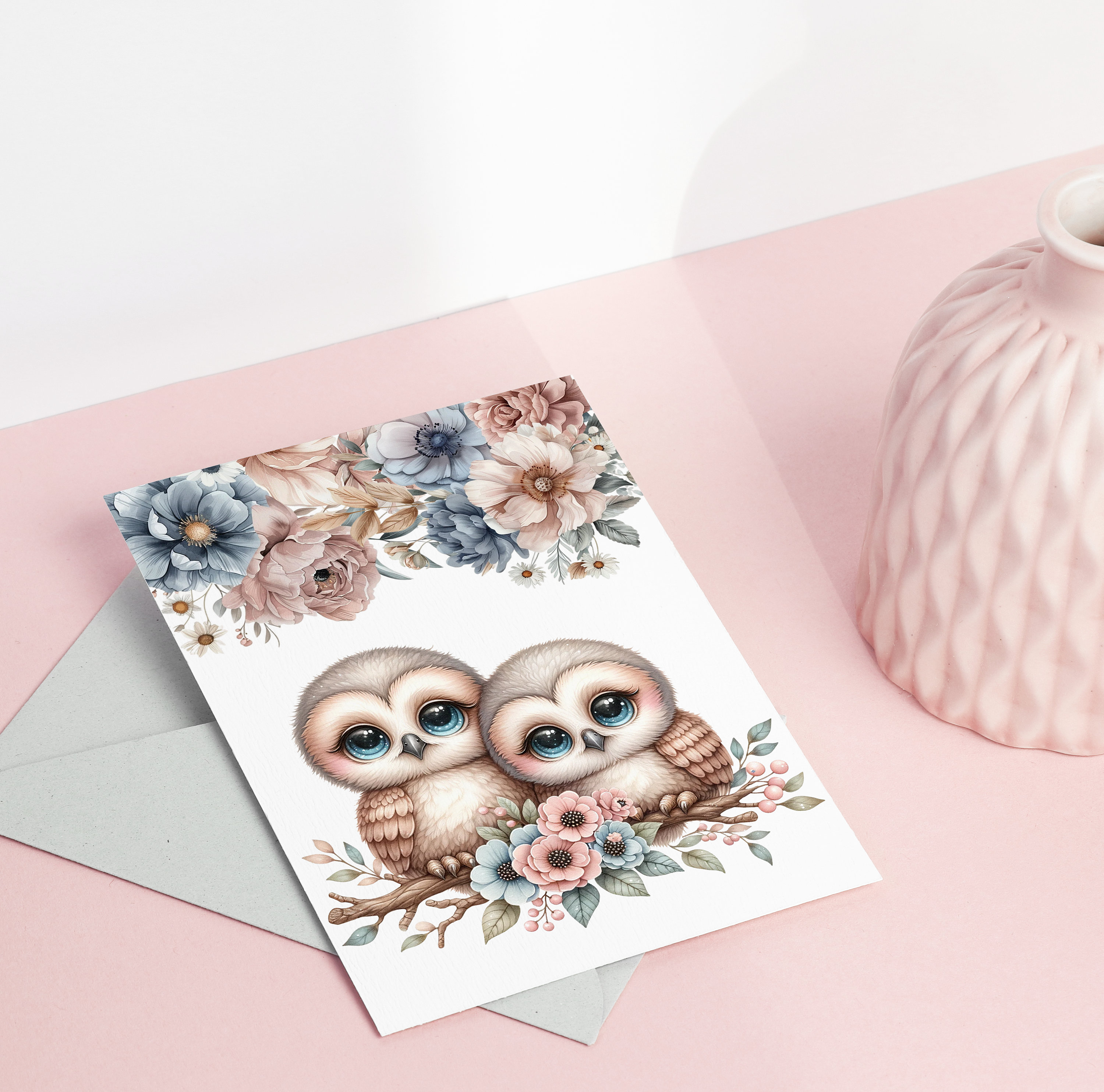 Boho Owls, Owls Clipart, Owl Png, Cute Owl Clipart Bundle, PNG File ...