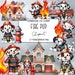 Fire Pup, Firefighter Clipart, Dalmation, Firefighter Png, Clipart ...