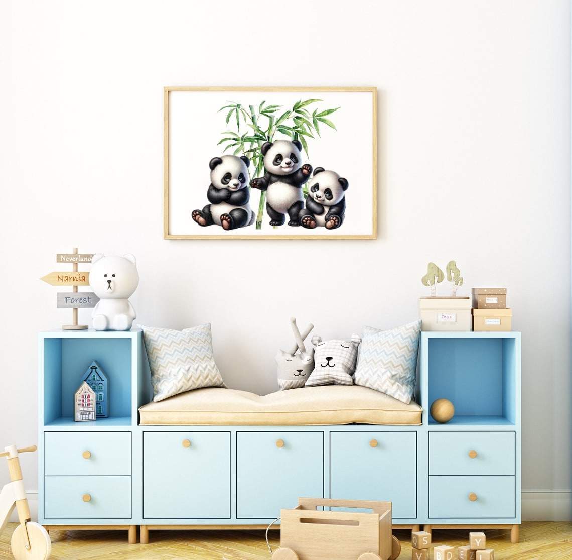 Pandas Clipart, Panda Png, Panda Clipart Bundle, Clipart Bundle, PNG ...