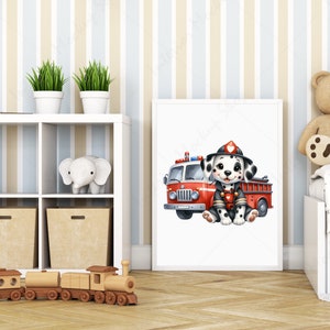 Fire Pup, Firefighter Clipart, Dalmation, Firefighter Png, Clipart ...