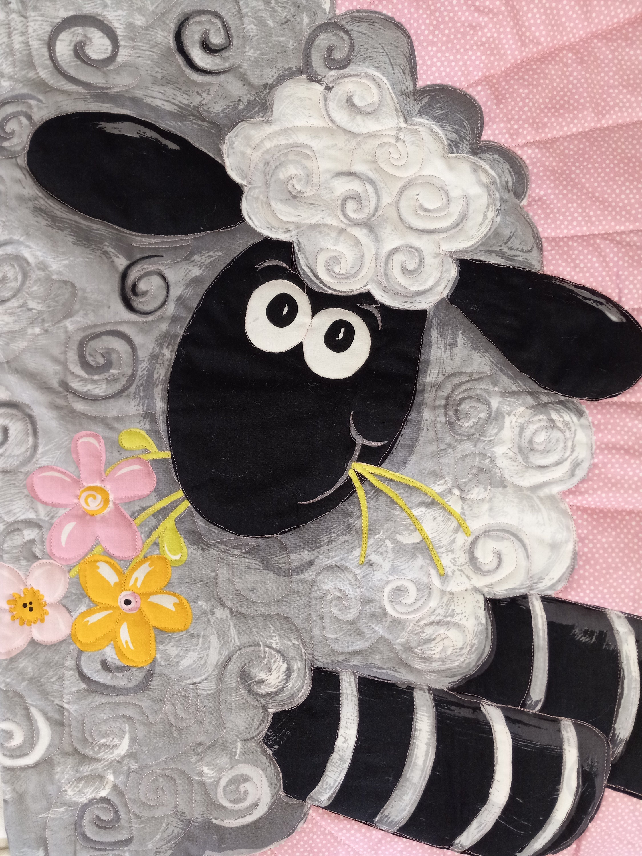 Cute Baby Sheep Panel Quilt - Etsy