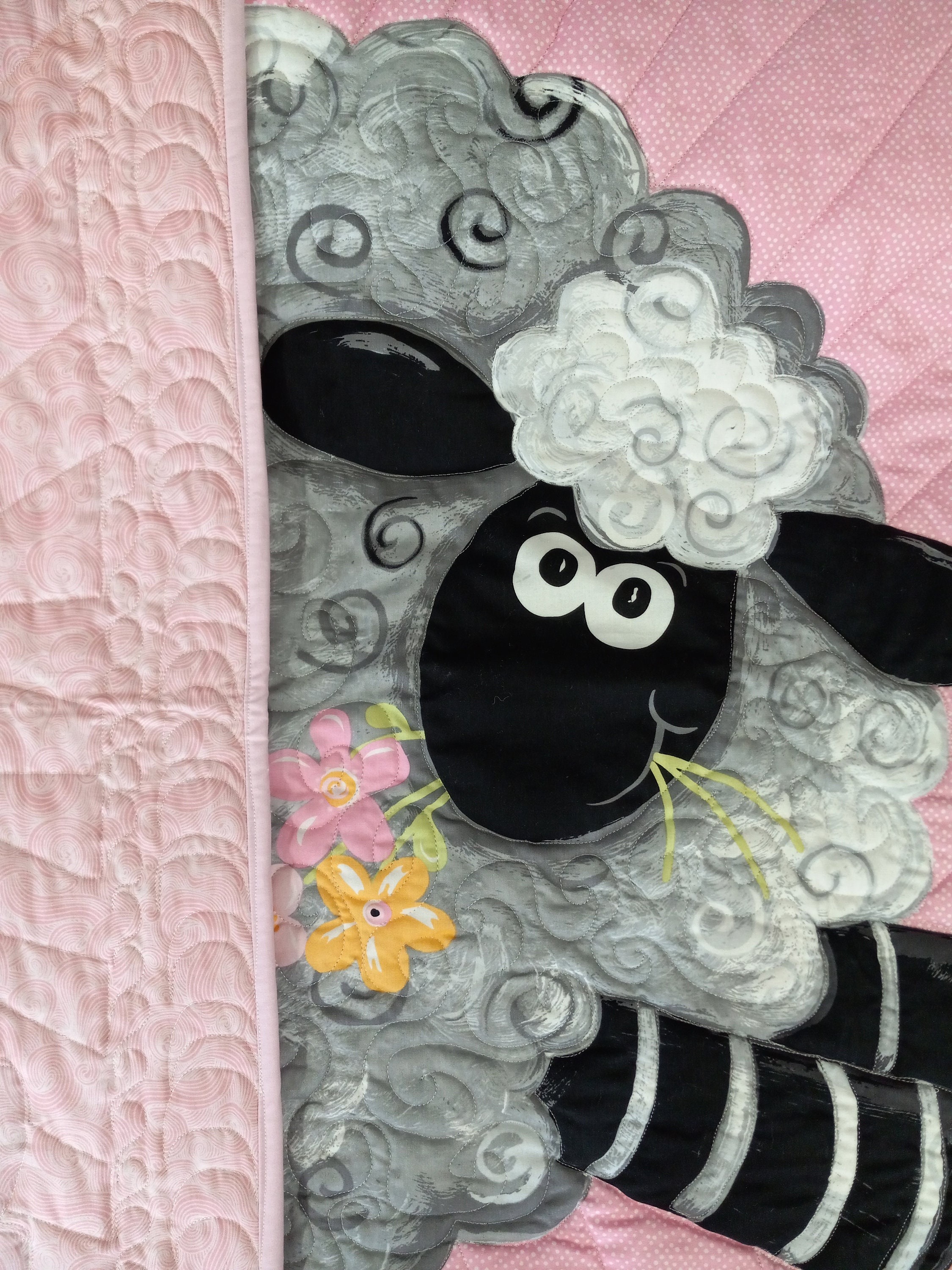 Cute Baby Sheep Panel Quilt - Etsy