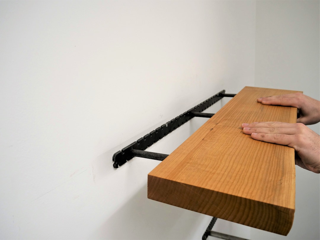 Live Edge Wood Shelf, Farmhouse Modern - Etsy