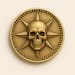 3D Printable Skull Coin Relief – Gothic Medallion STL + GLB Files ...